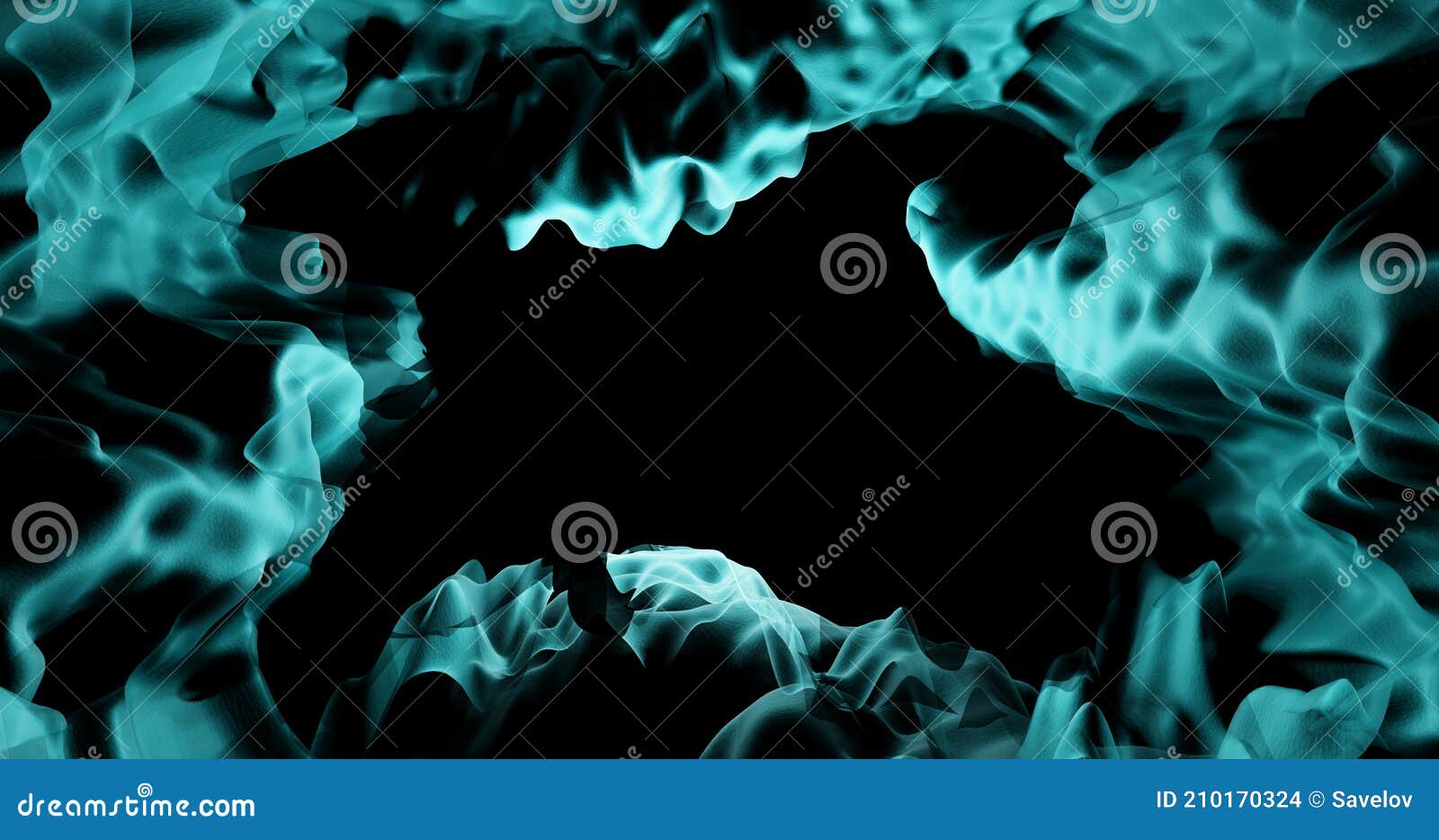 Render with Blue and Black Translucent Flow Background Stock ...