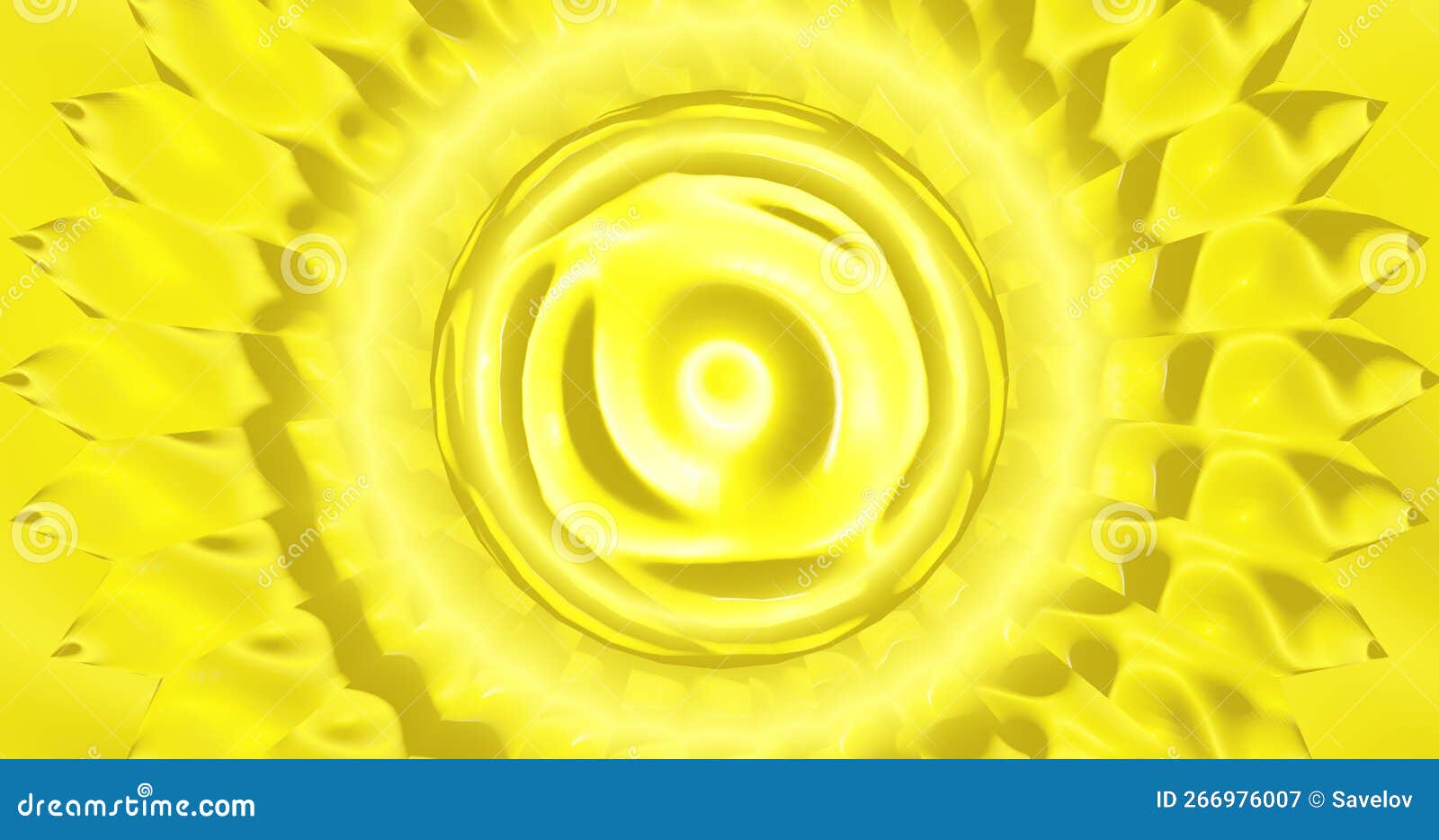 Render with a Bright Glowing Yellow Floating Surface Stock Illustration ...
