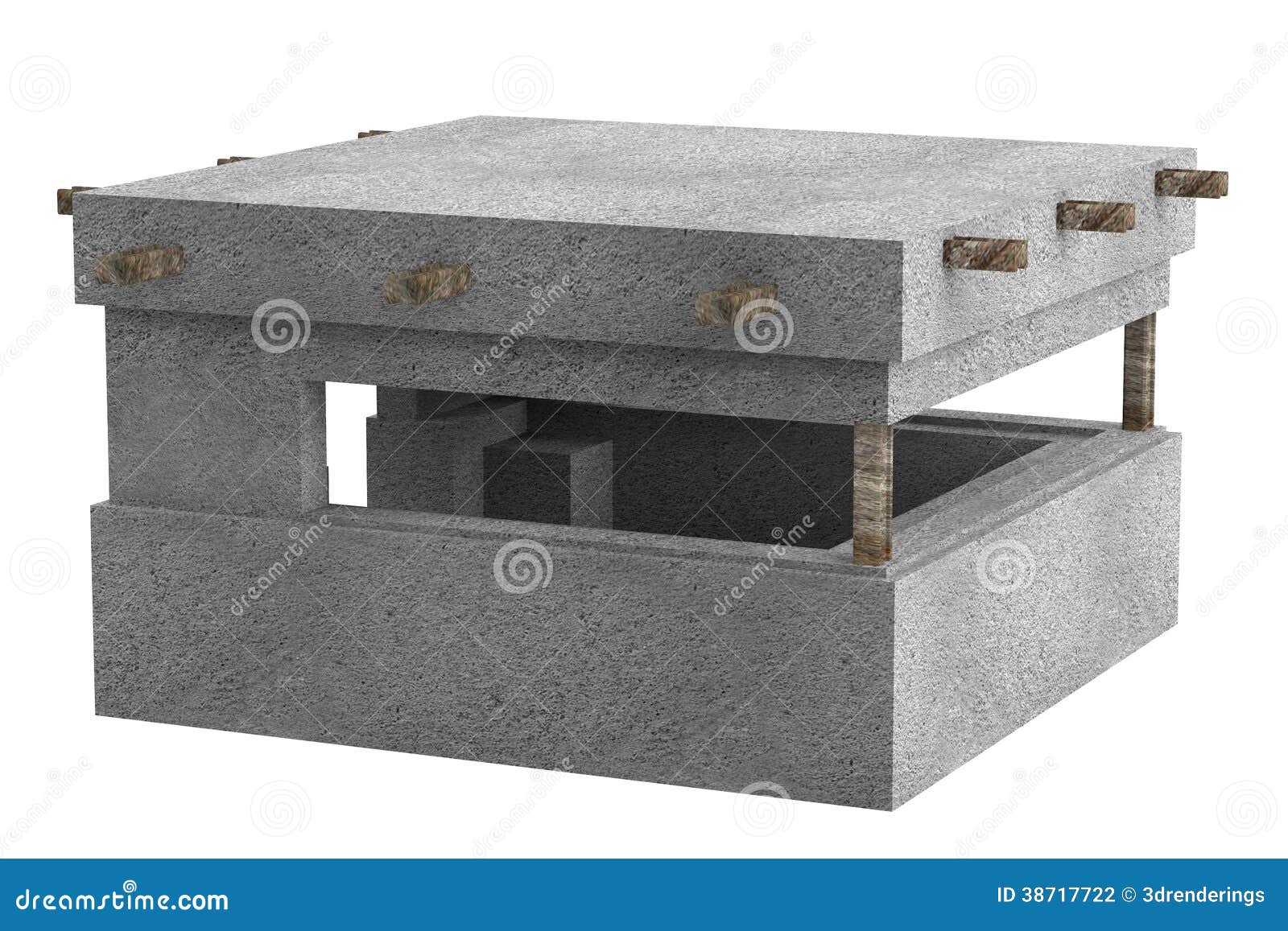 3d Render Of Bunker Stock Photo | CartoonDealer.com #39803832