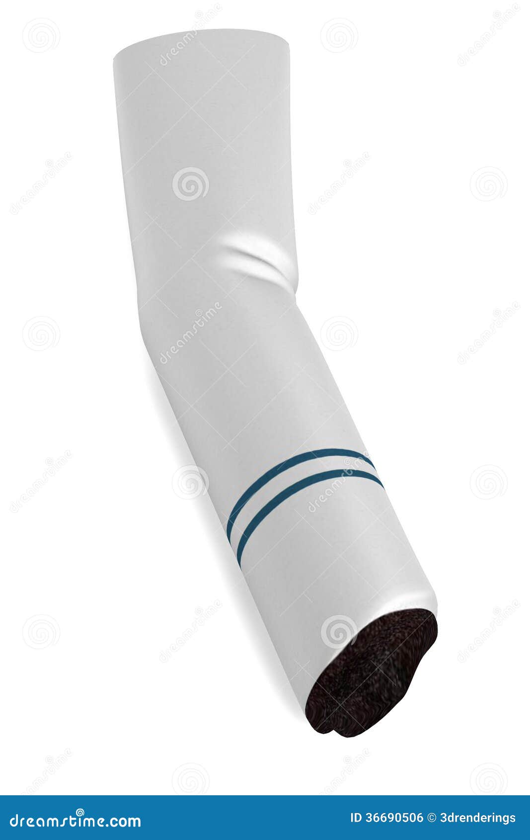 Render of cigarette end stock illustration. Illustration of cigarette ...
