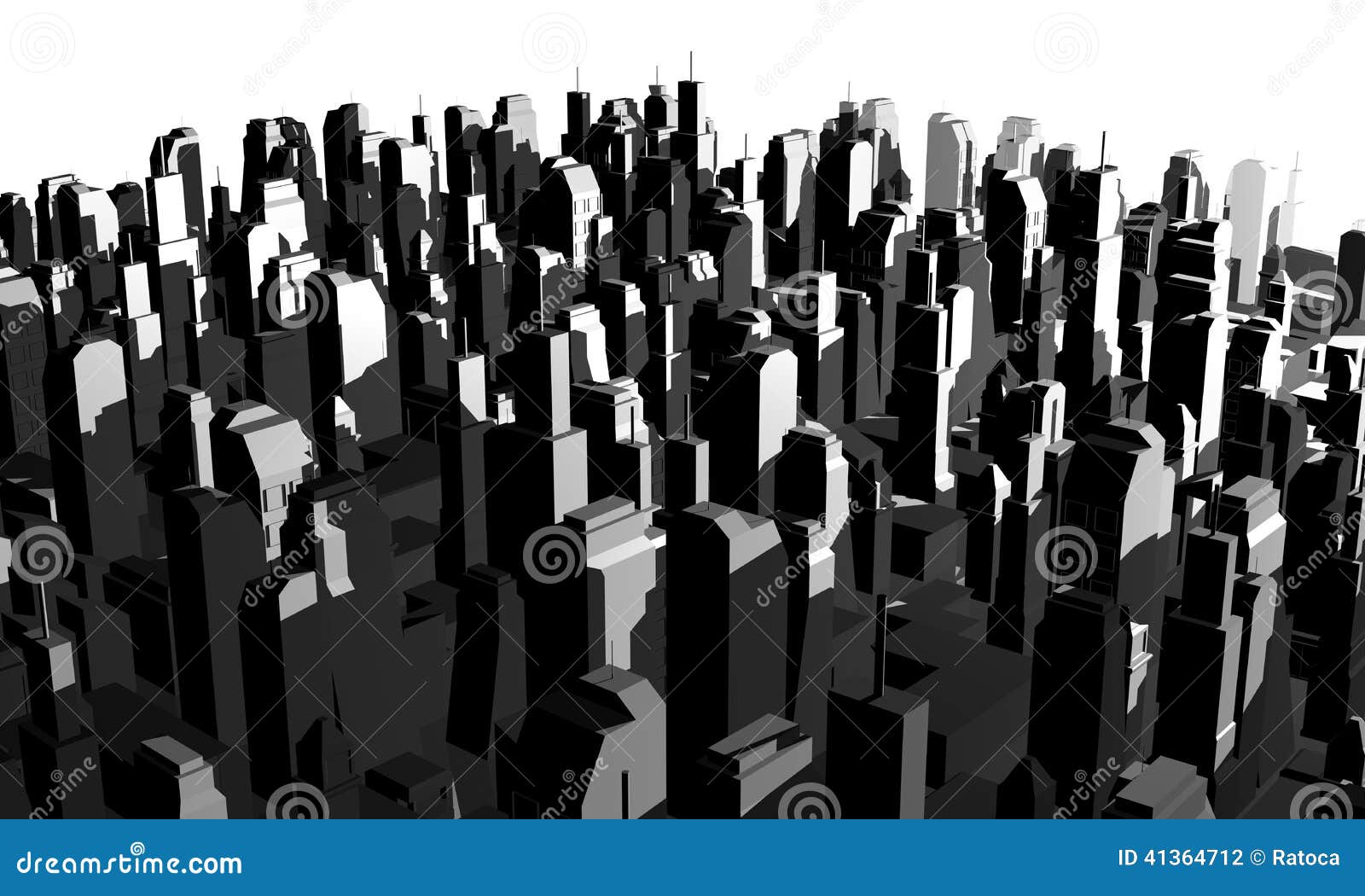Render city stock illustration. Illustration of architectural - 41364712