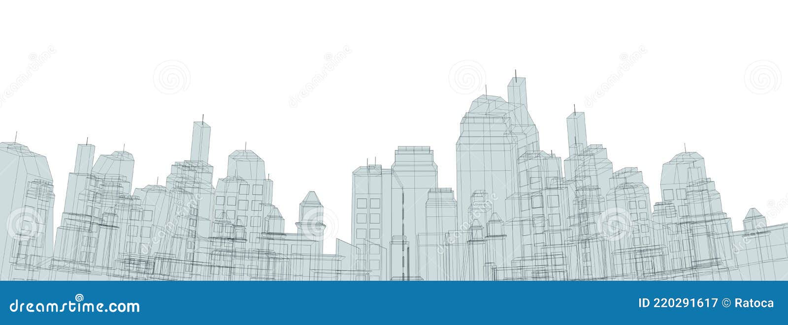 Render city illustration stock illustration. Illustration of frame ...