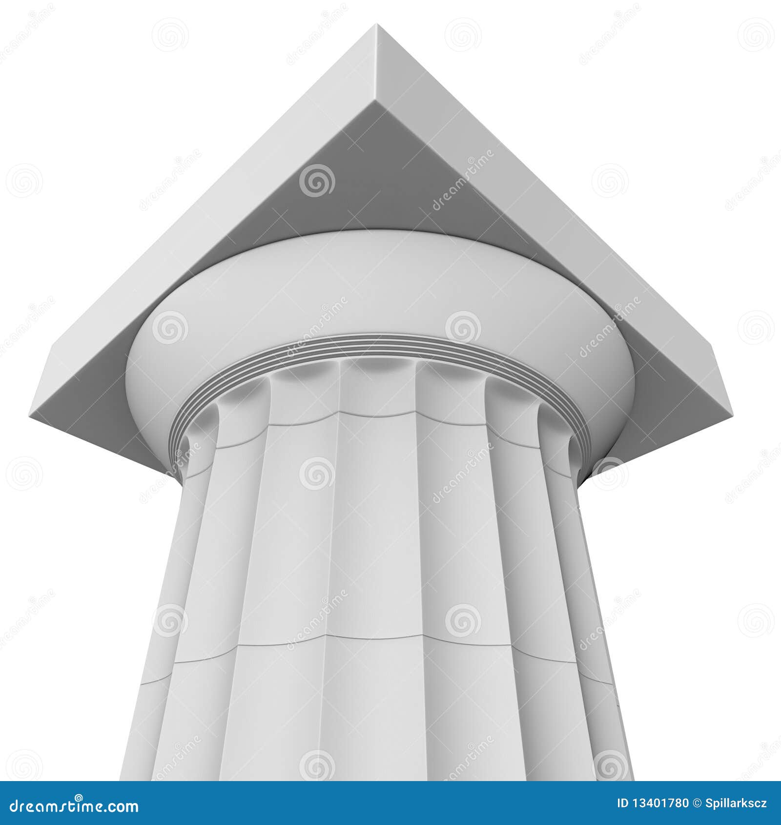 Greek Doric Temple Cartoon Vector | CartoonDealer.com #18755215