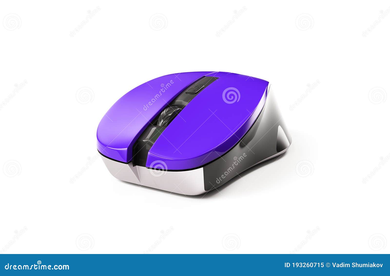 A Render of a Computer Mouse 3d Render Stock Illustration ...