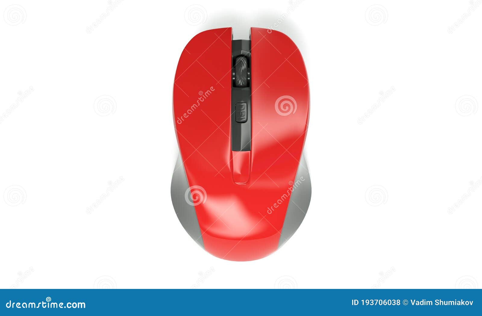 A Render of a Computer Mouse 3d Render Stock Illustration ...
