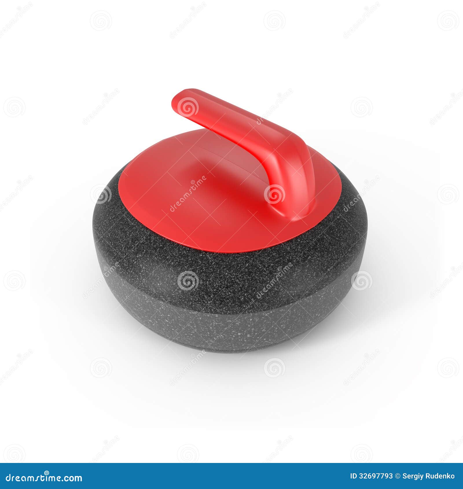 Curling Stone 2023 Design On White Royalty-Free Stock Photo ...