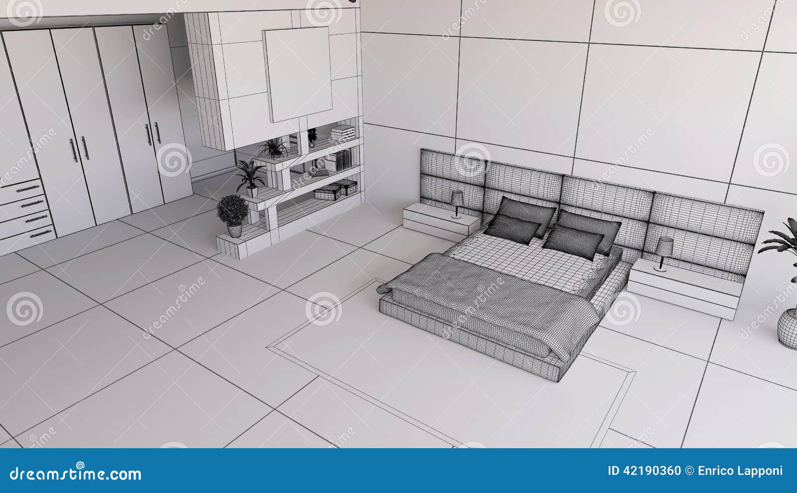 Clay Wireframe Rendering Stock Illustrations – 32 Clay Wireframe ...