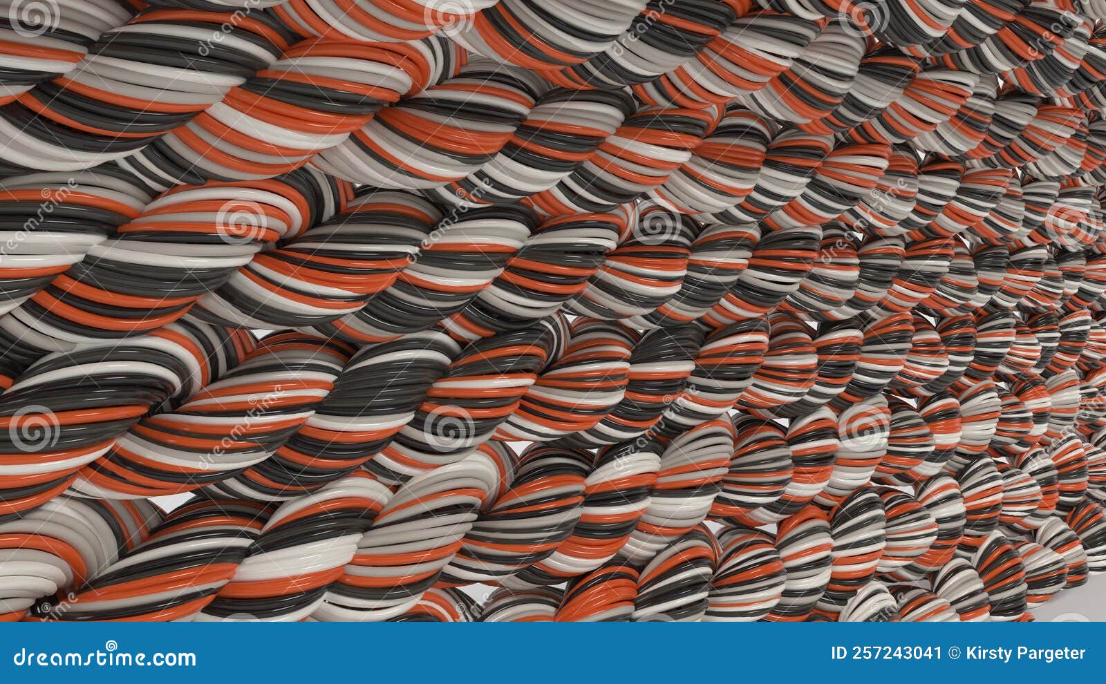 3D Geometric Abstract Twist Background Stock Illustration ...