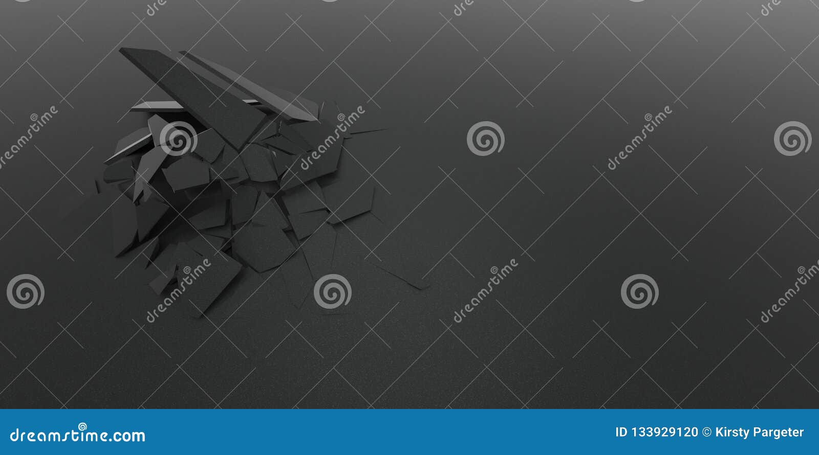 3D Shatter Abstract Wallpaper Background Stock Illustration ...