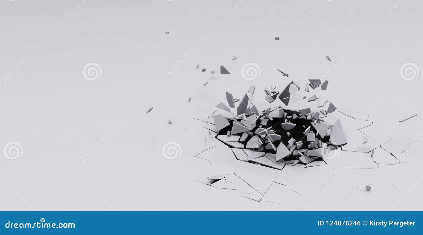 3D Shatter Abstract Wallpaper Background Stock Illustration ...