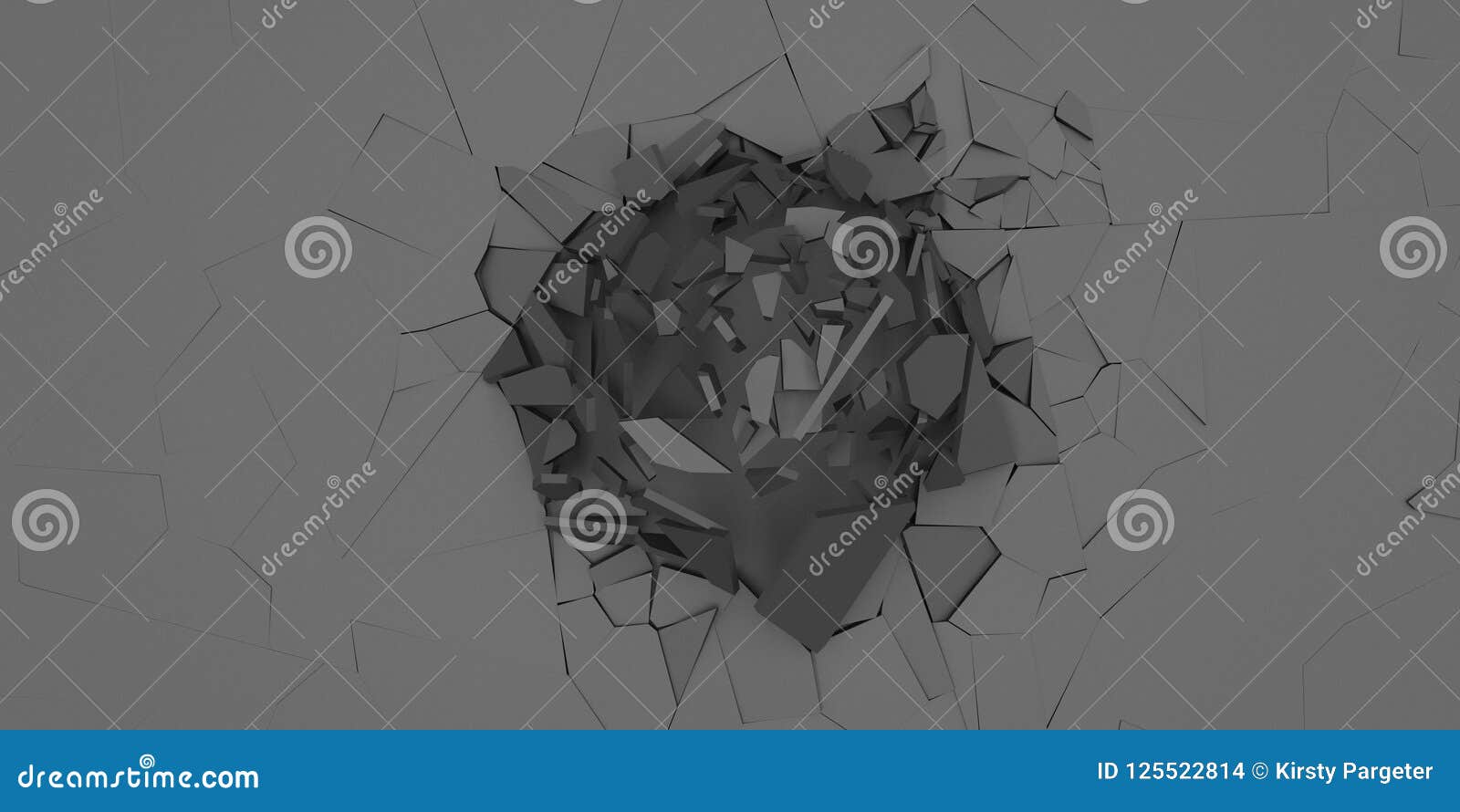 3D Shatter Abstract Wallpaper Background Stock Illustration ...