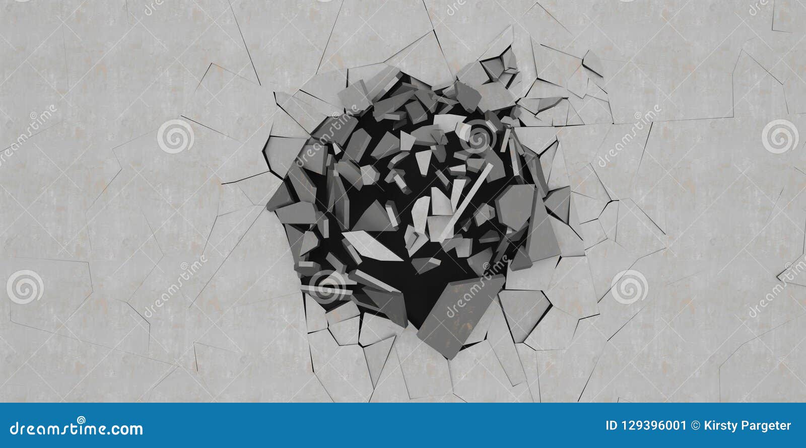 3D Shatter Abstract Wallpaper Background Stock Illustration ...