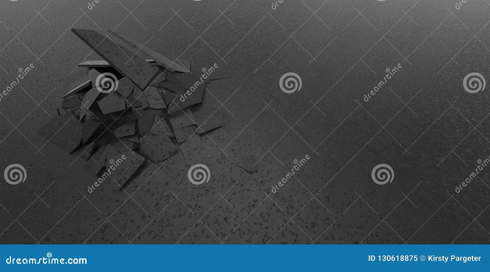 3D Shatter Abstract Wallpaper Background Stock Illustration ...