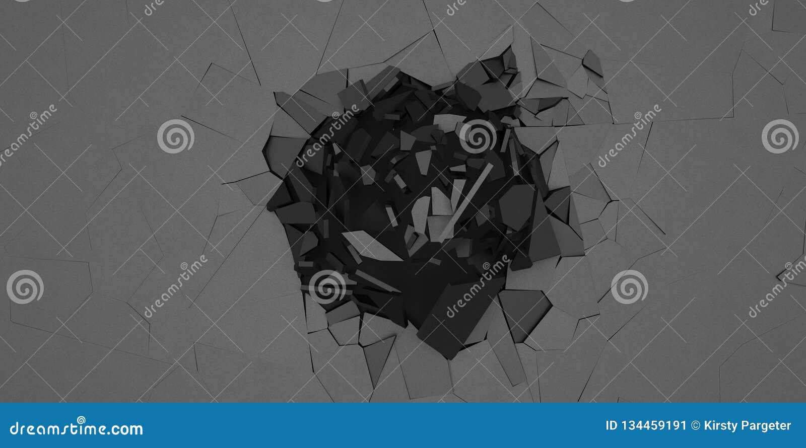 3D Shatter Abstract Wallpaper Background Stock Illustration ...
