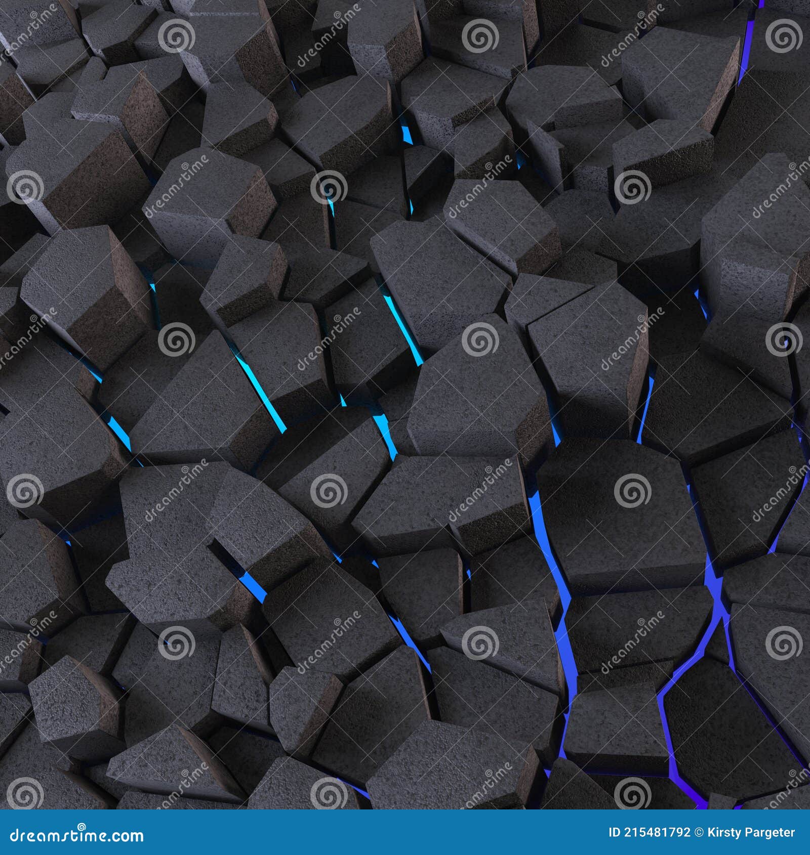 3D Shatter Abstract Wallpaper Background Stock Illustration ...