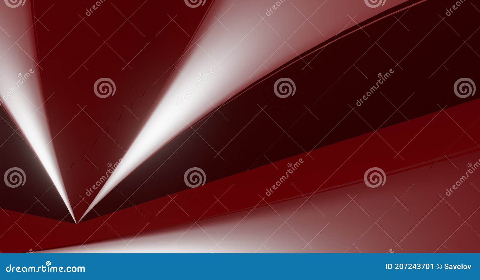 Render with a Dark Red Surface with a Light Part Stock Illustration ...
