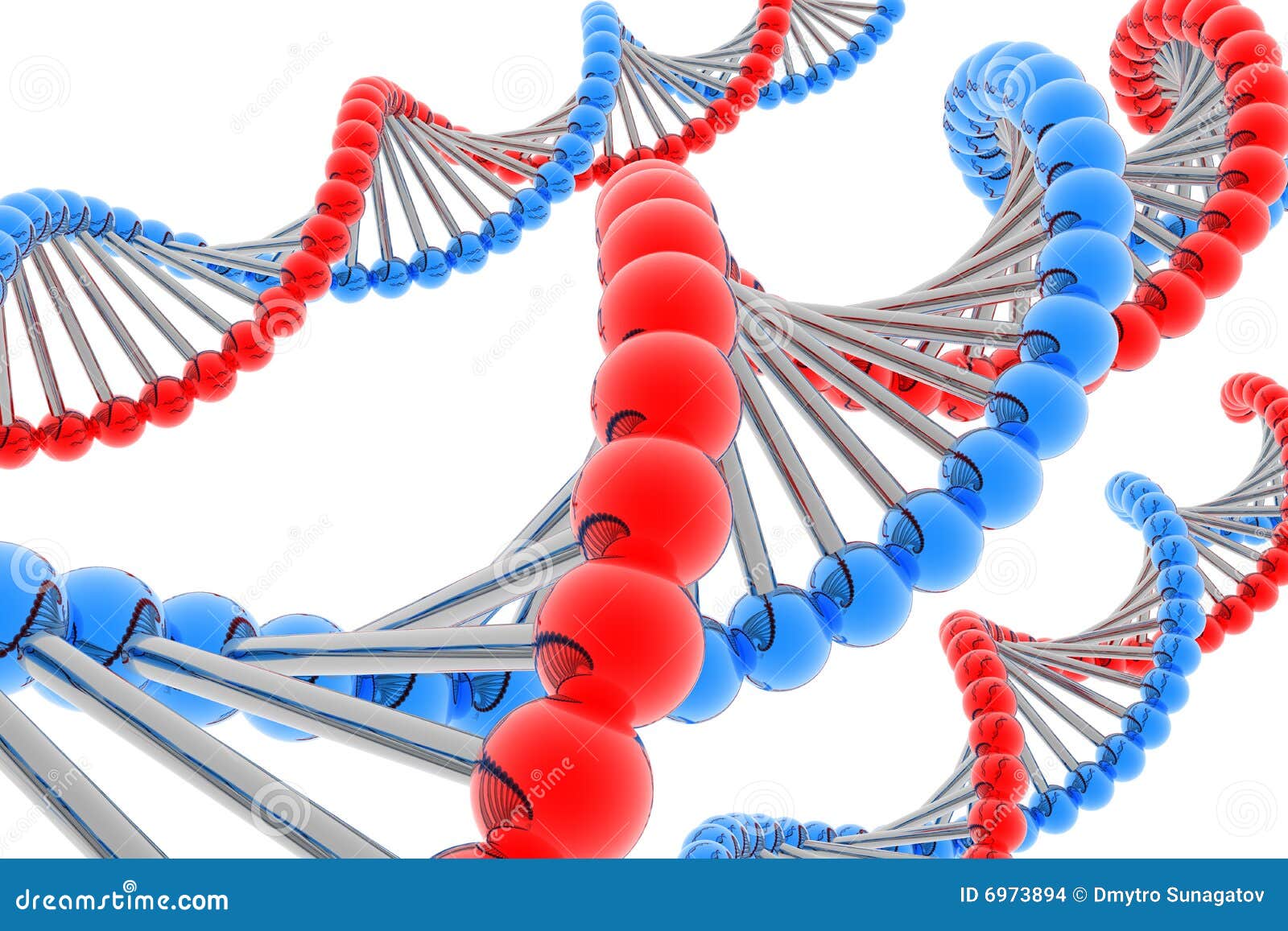 Render of DNA stock illustration. Illustration of medicine - 6973894
