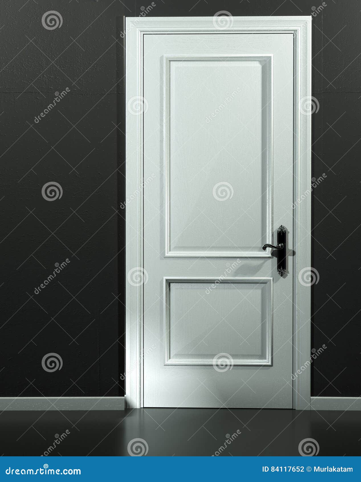 The render of door stock photo. Image of indoor, decoration - 84117652