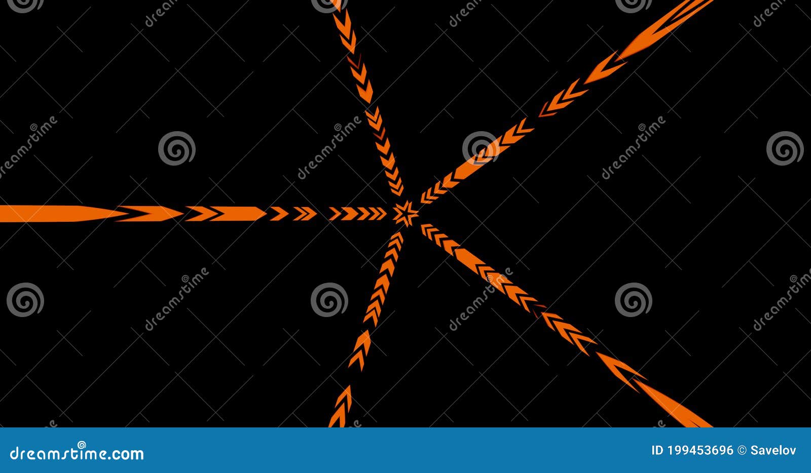 Five Red Converging Arrows Logo Mockup, Converge Arrow Merge Form Shape ...