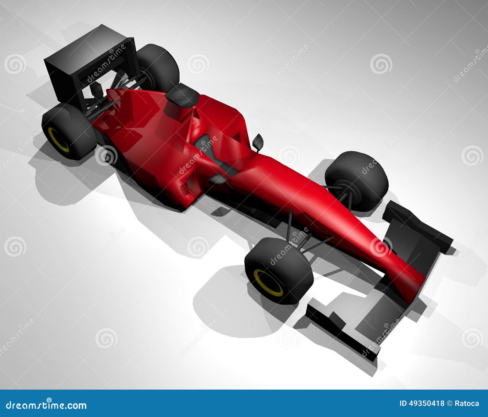 3D Render - Formula One Chassis Structural Analysis Royalty-Free ...
