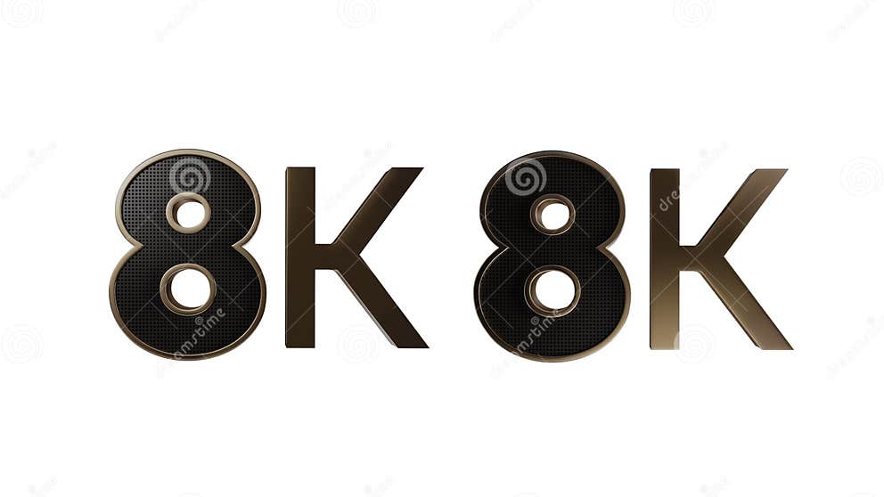 3 Render Gold 8k Logo with Shiny Reflection with Alpha Channel Stock ...
