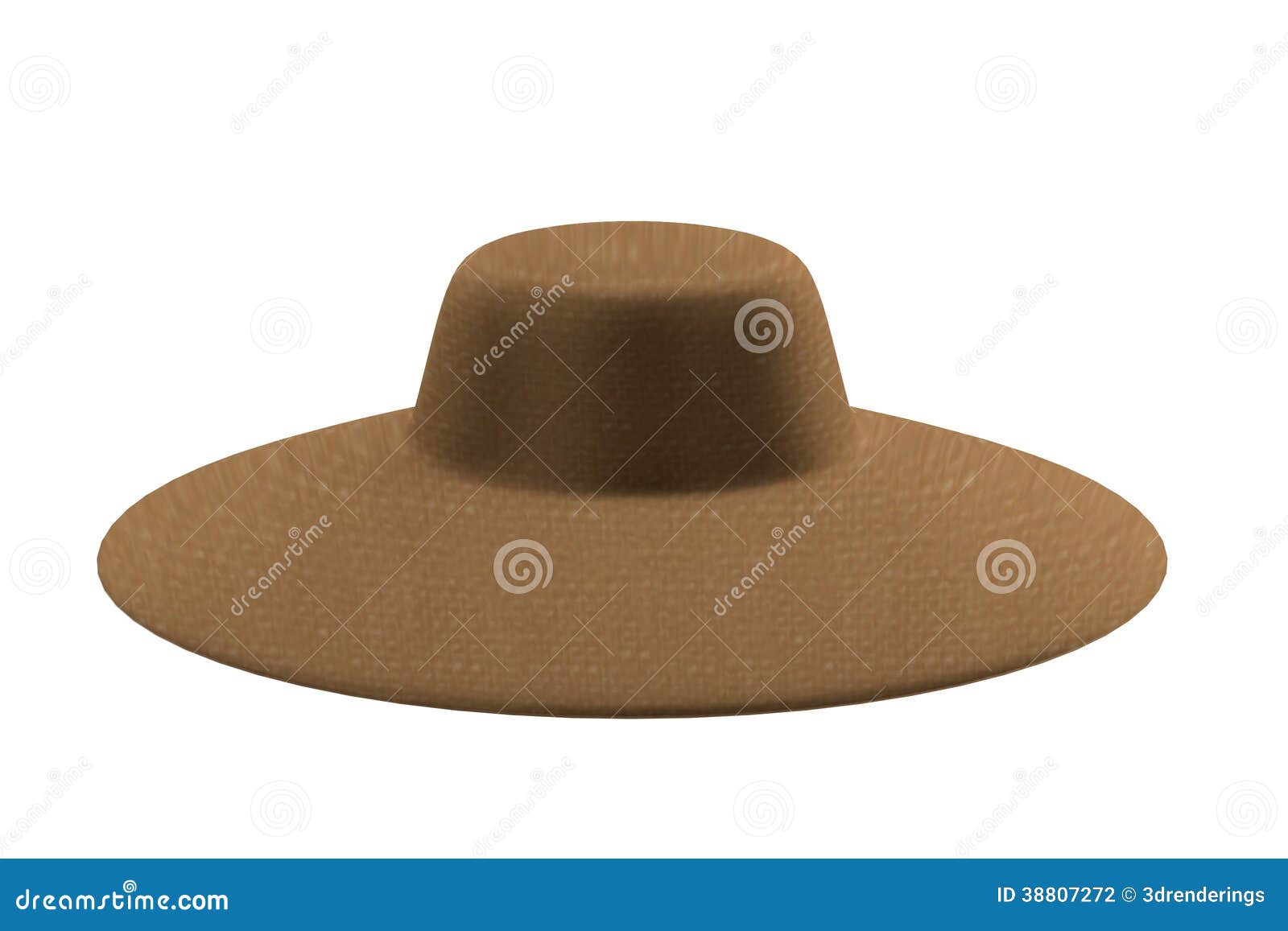Render of hat stock illustration. Illustration of lady - 38807272
