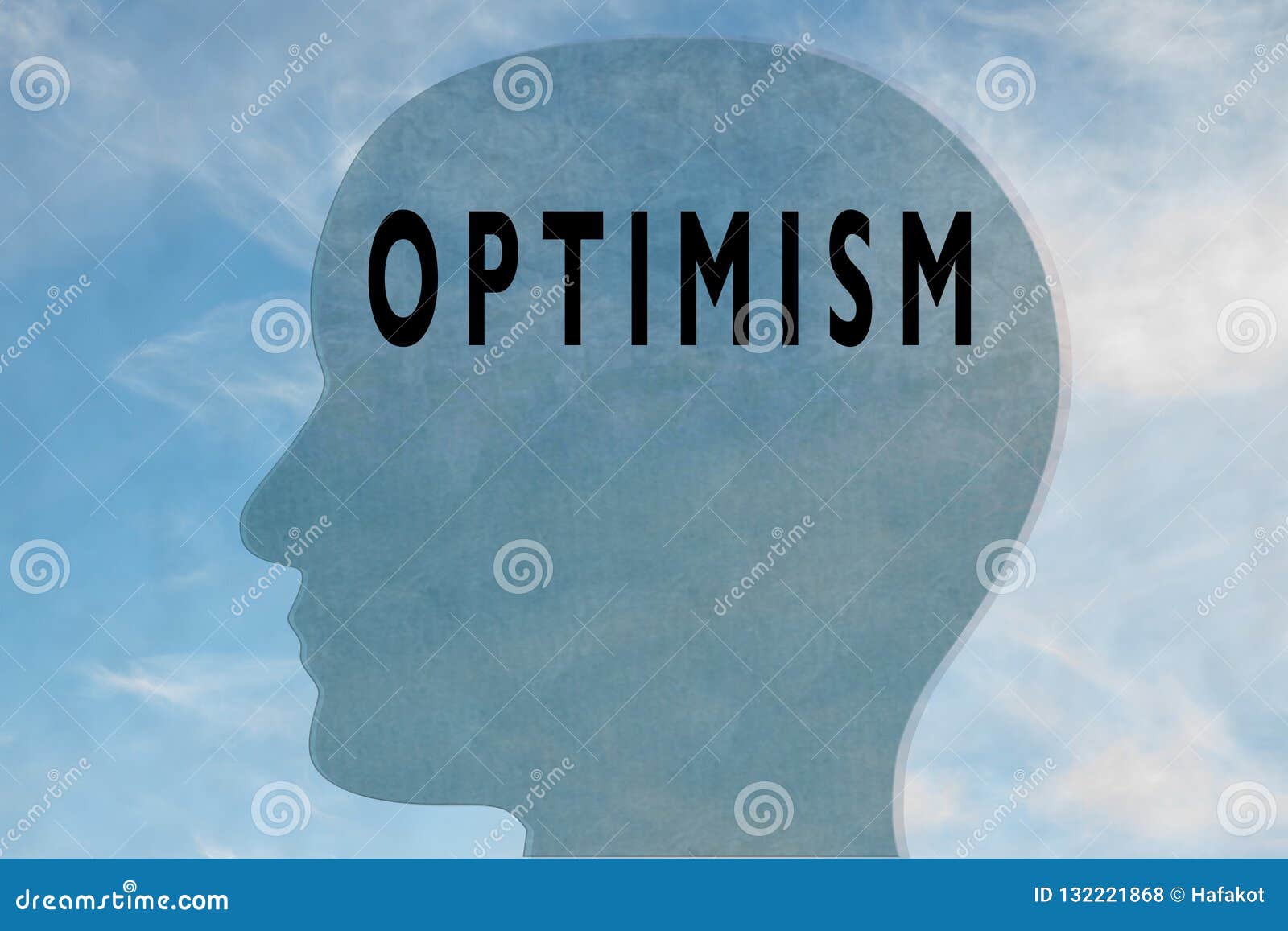 OPTIMISM - Personality Concept Stock Illustration - Illustration of ...