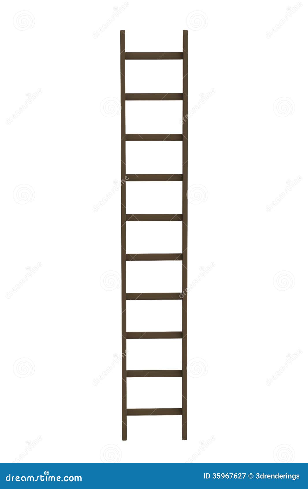 3d Render Of Ladder Stock Photo | CartoonDealer.com #36690570