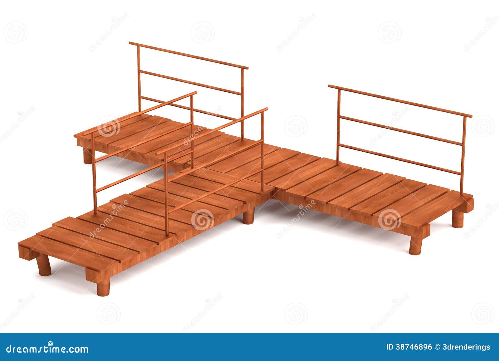 Render Of Landing Stages Stock Photography | CartoonDealer.com #37808180