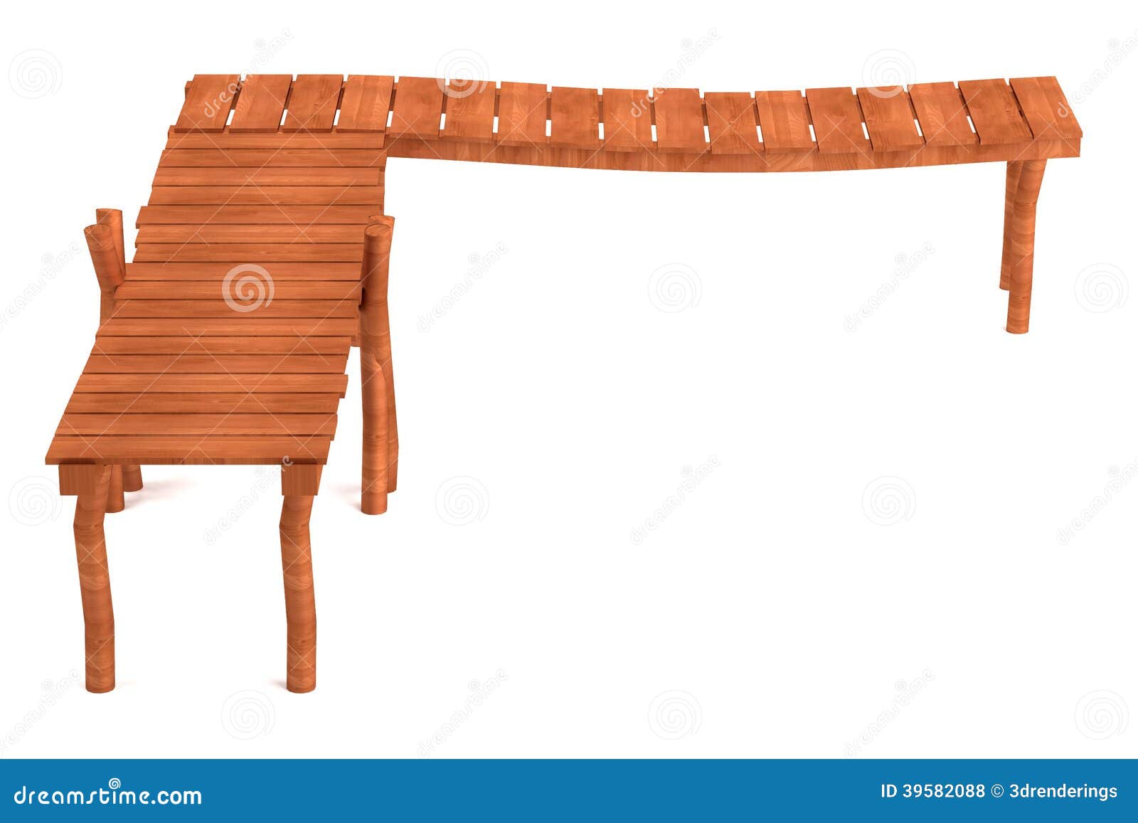 Render of landing stage stock illustration. Illustration of shipyard ...