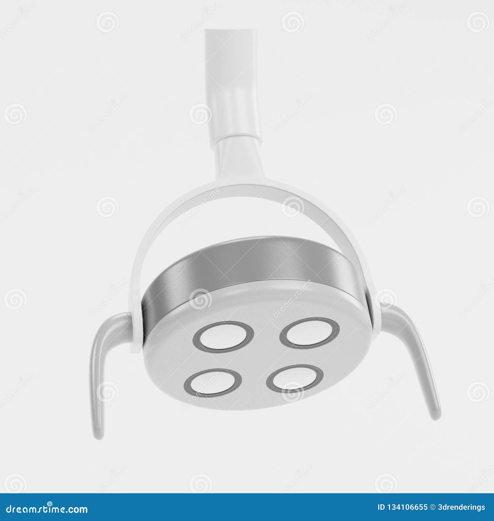 Render of Medical Light stock illustration. Illustration of dentist ...