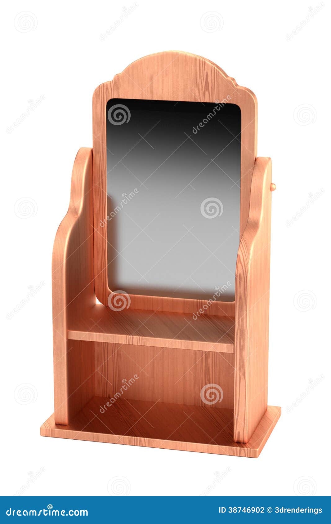 Render of mirror stock illustration. Illustration of mirror - 38746902