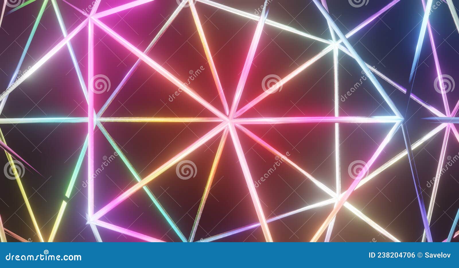 Glowing Mesh 2D Infinity Icon With Flare Spots Cartoon Vector ...