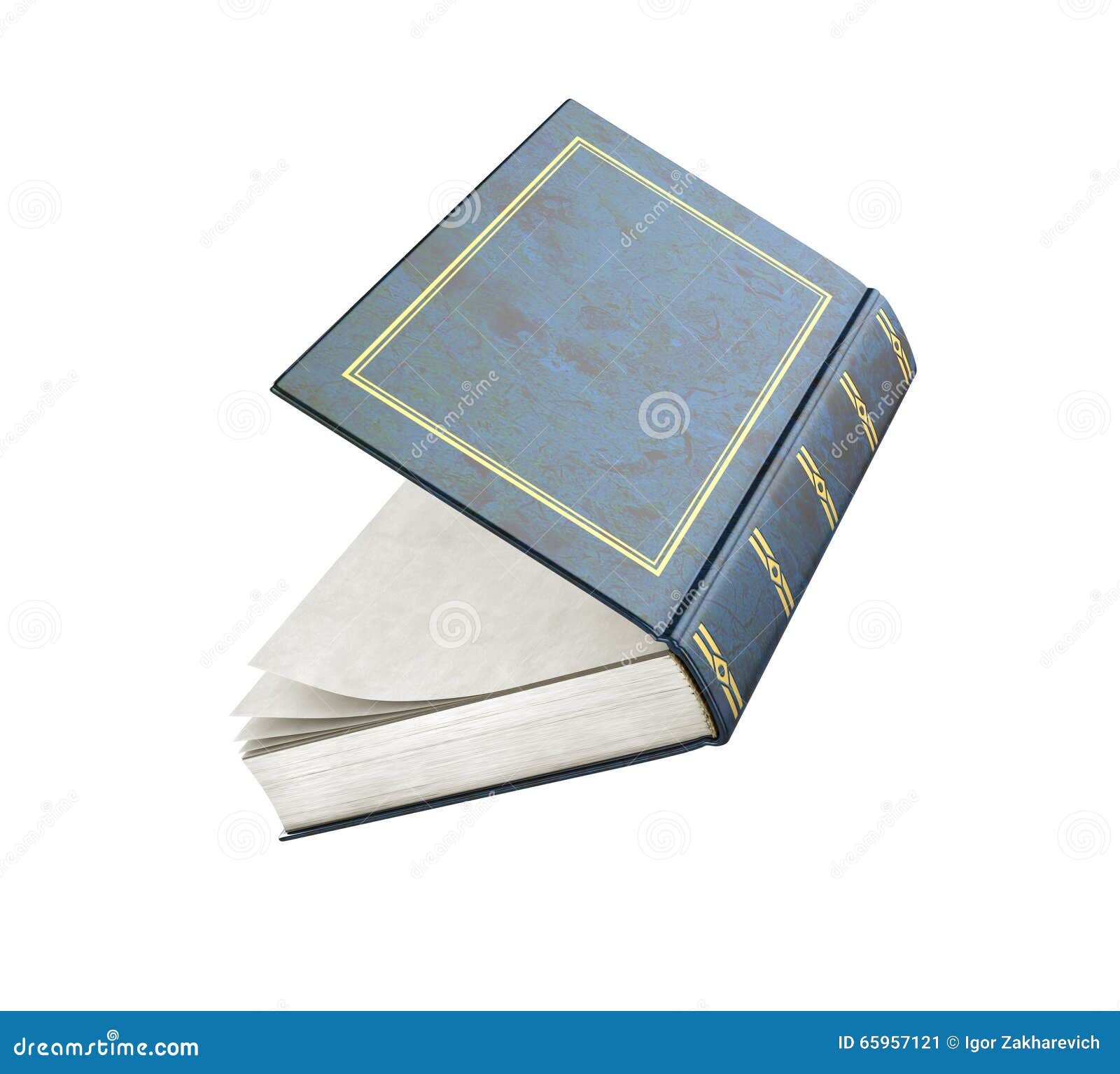 Render of one open book stock illustration. Illustration of pile - 65957121