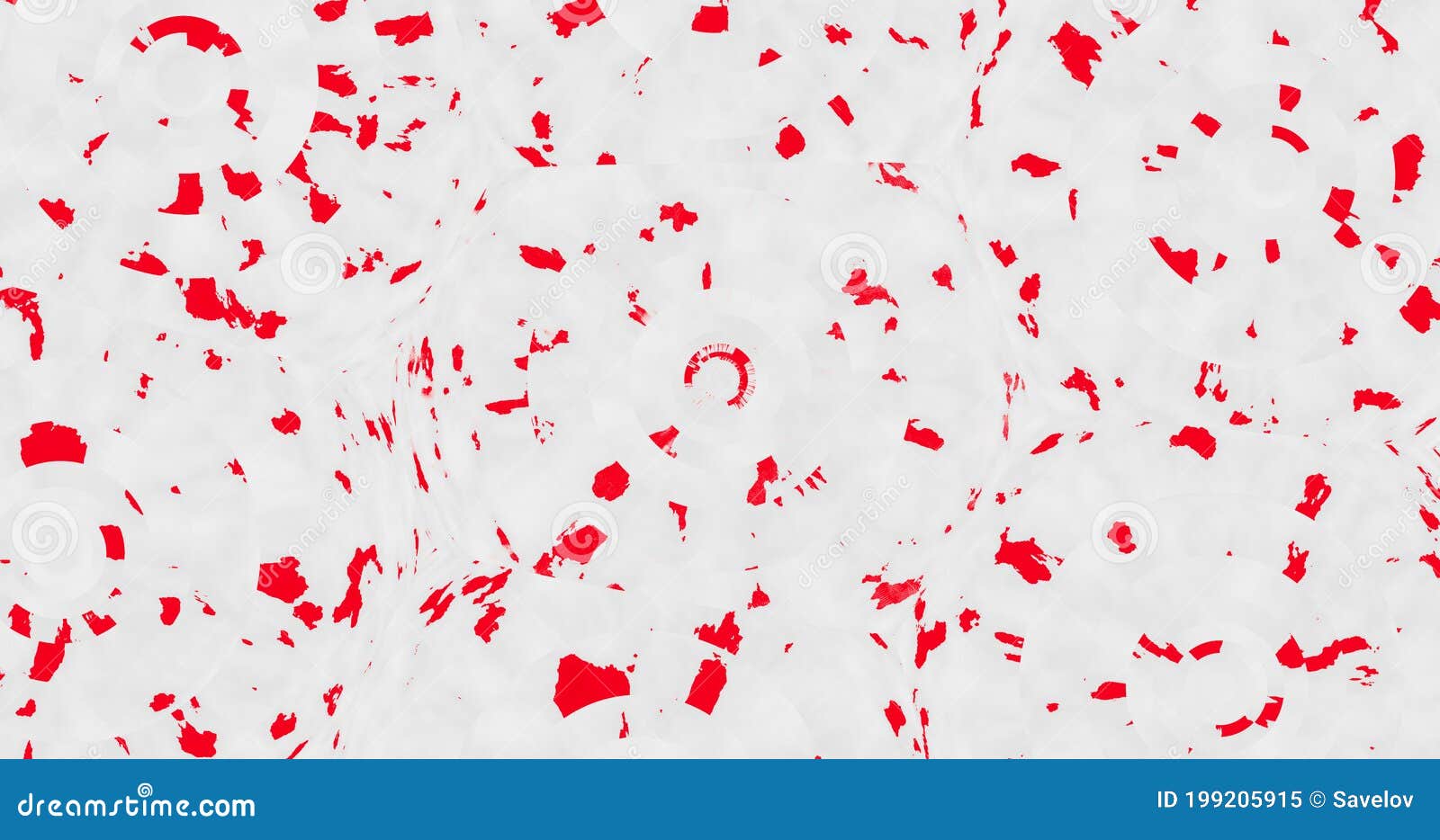 Render with Red Spots on a Light Background Stock Illustration ...