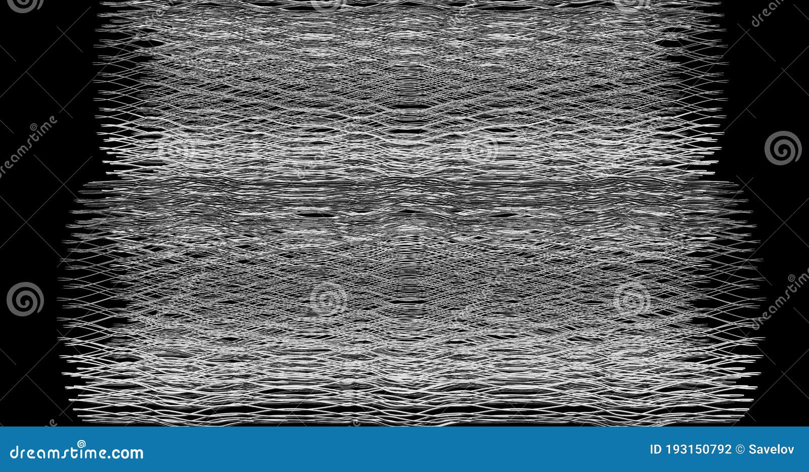 Render With Unwrapping Roll Of Mesh Fence On Black Background Royalty ...