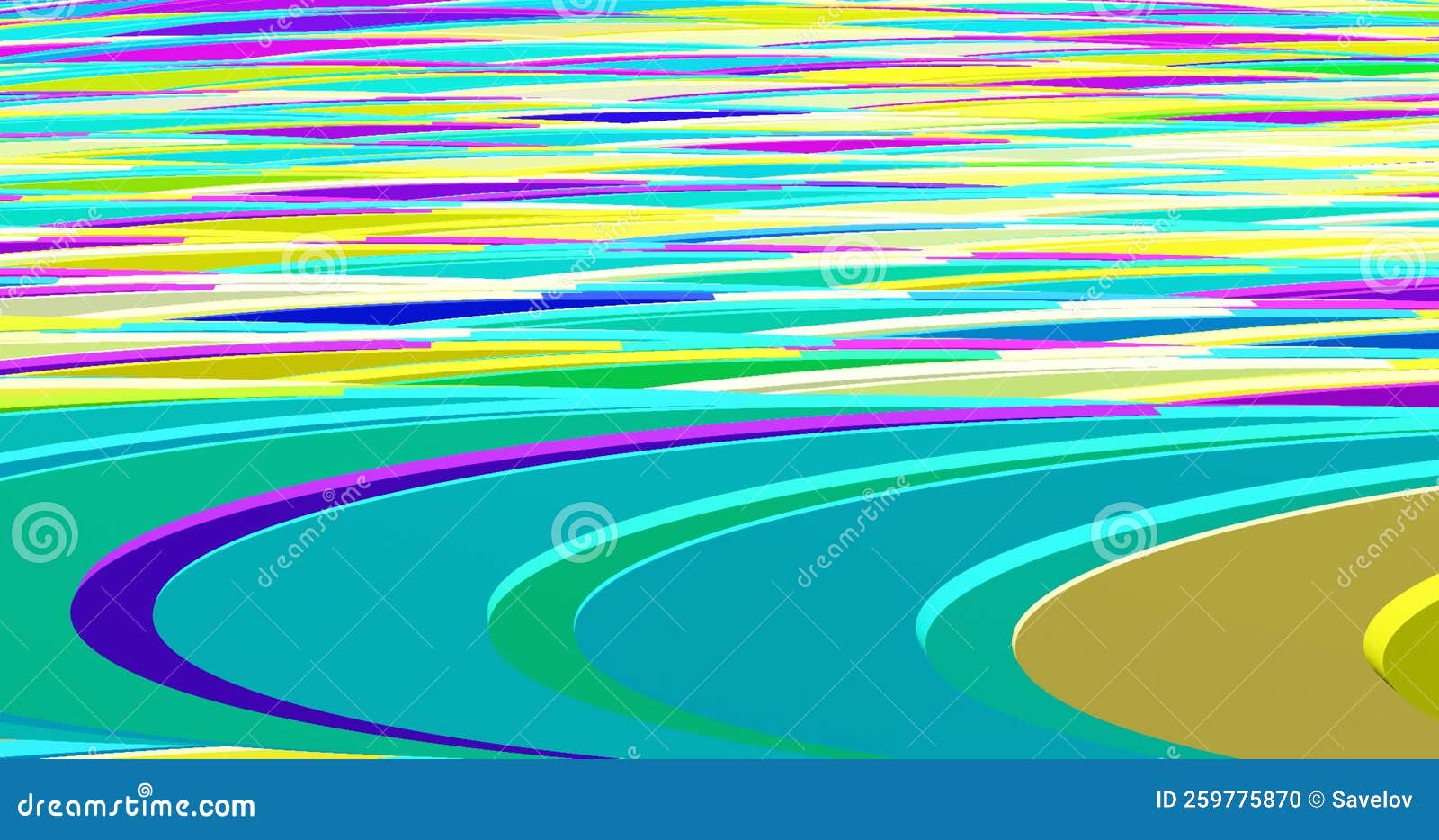 Render with Rounded Ellipses with Vibrant Colors Stock Footage - Video ...