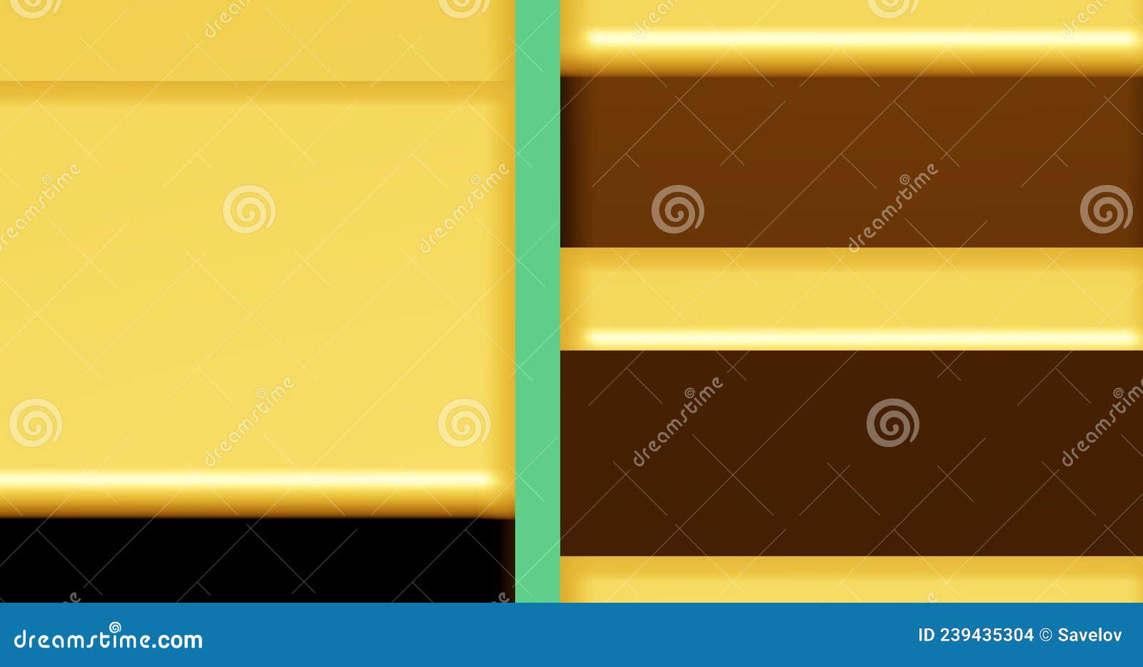 Render with Rounded Yellow Cubic Structure with Cut Out Parts Stock ...