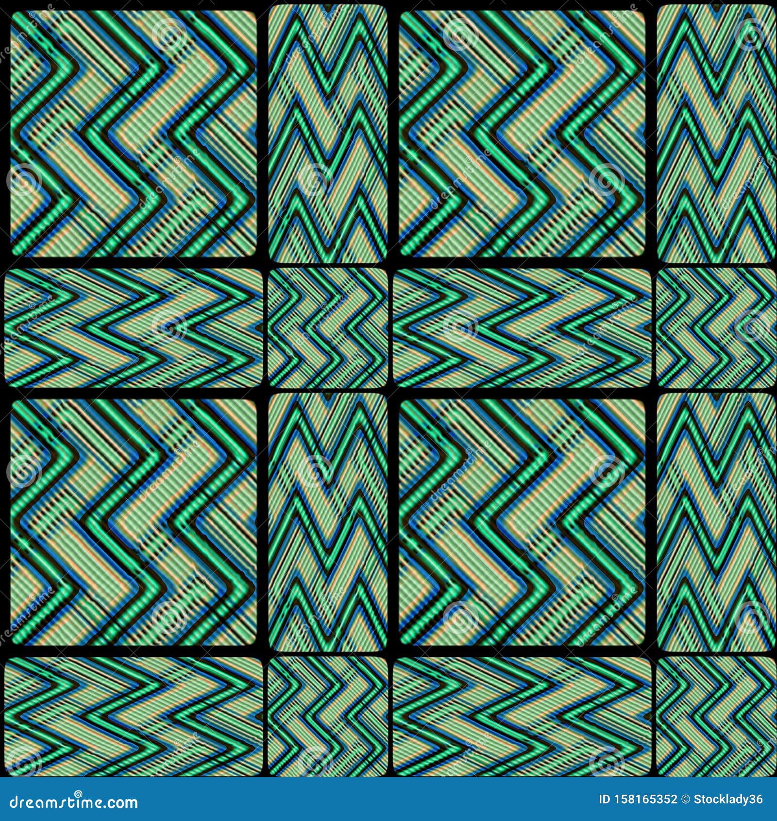 Render of Seamless Cloth Motive Background Tile Stock Illustration ...