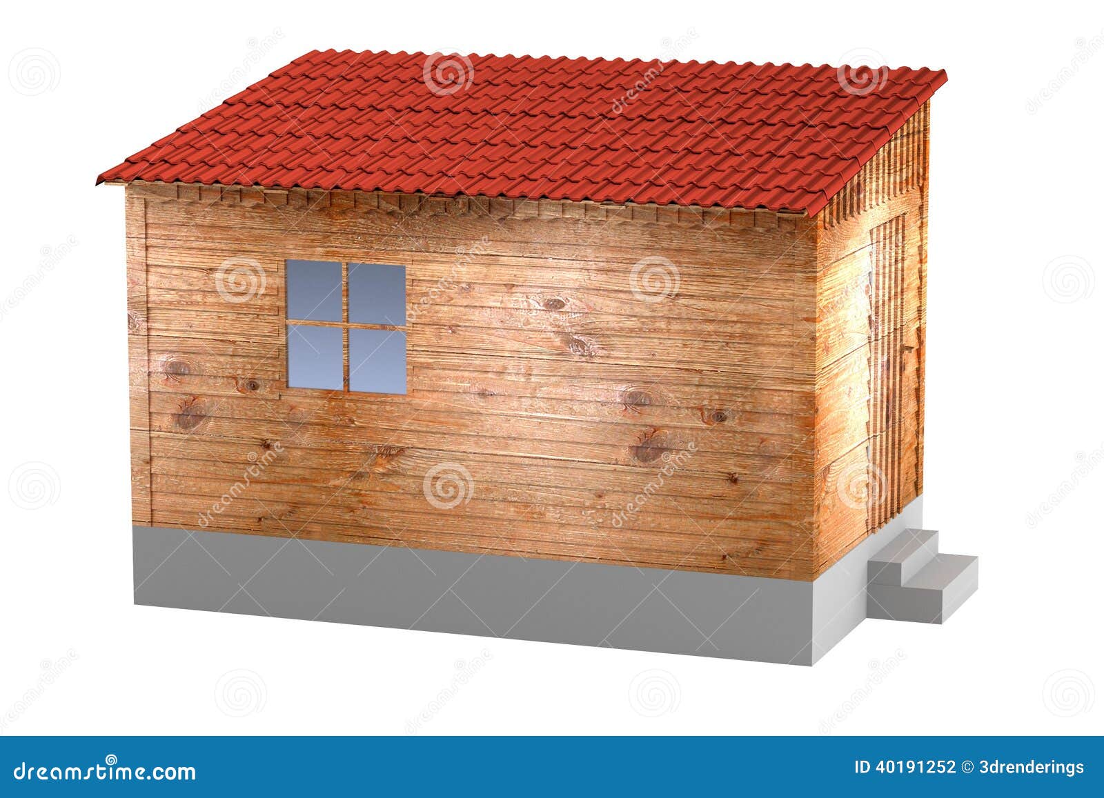 3d Model Of Shack Stock Photography | CartoonDealer.com #39391232