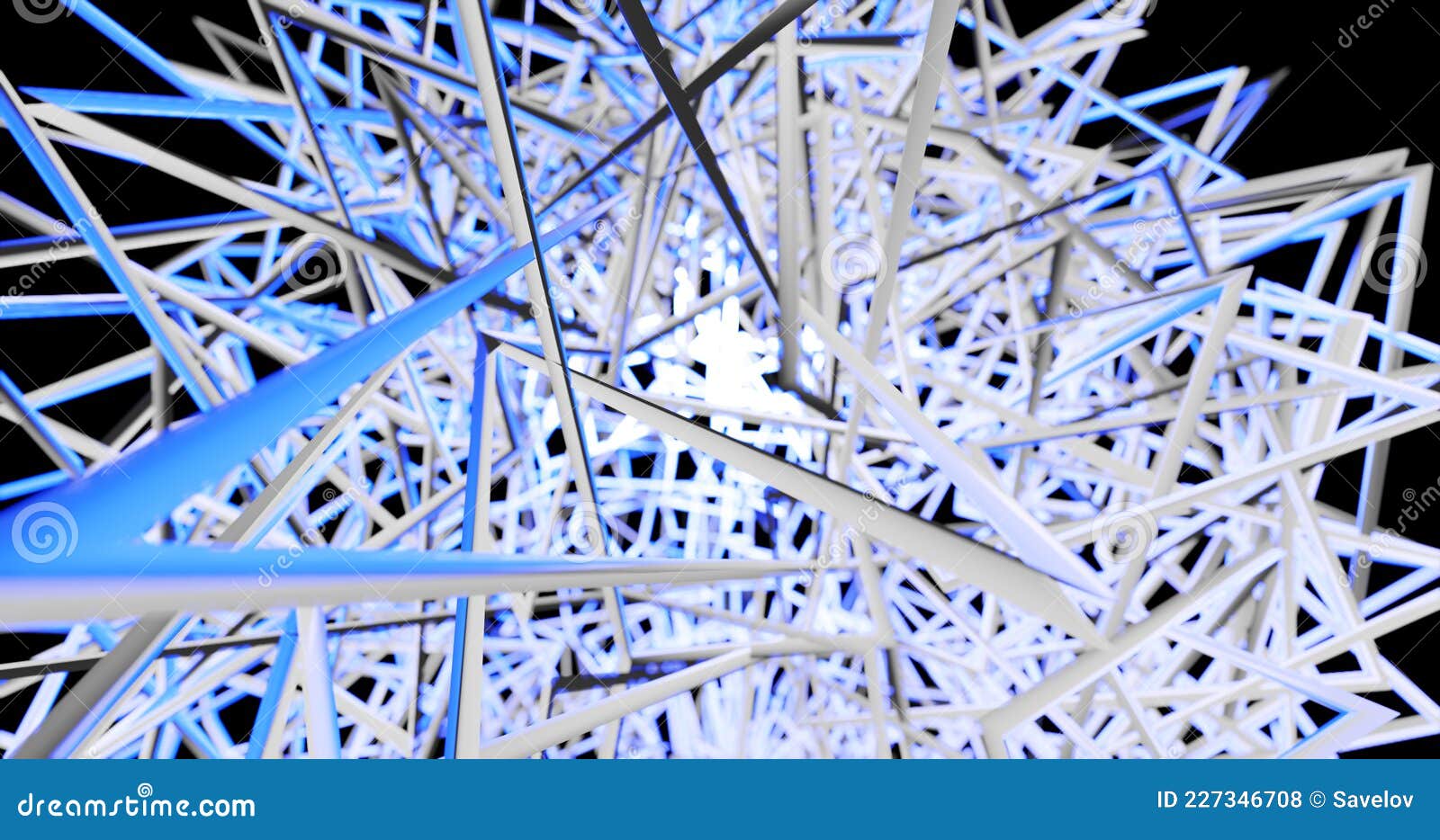 Render With Sharp Figures On A Delicate Pink Background Royalty-Free ...