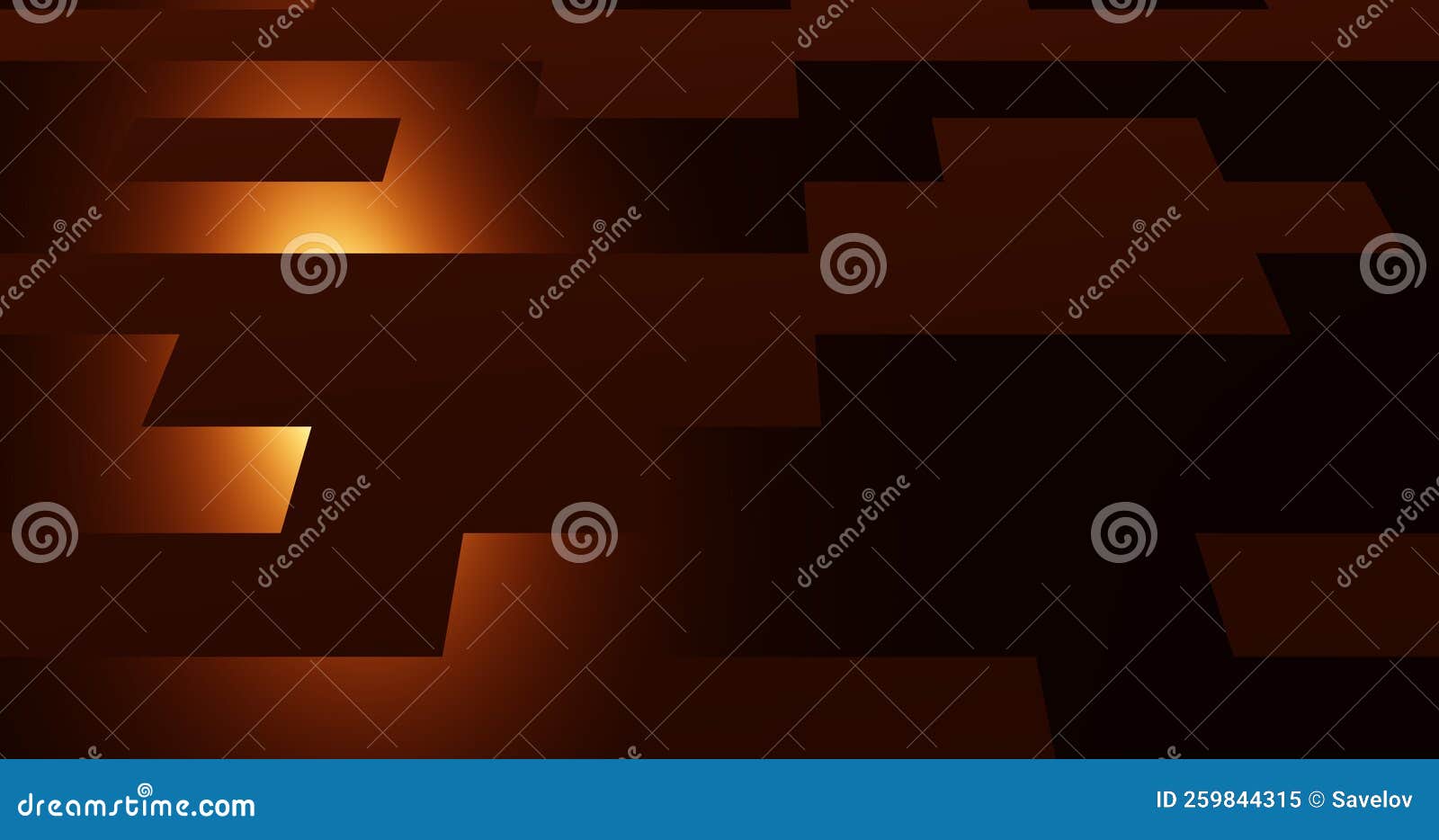 Render with Smooth and Matte Surface in Orange Light Stock Illustration ...