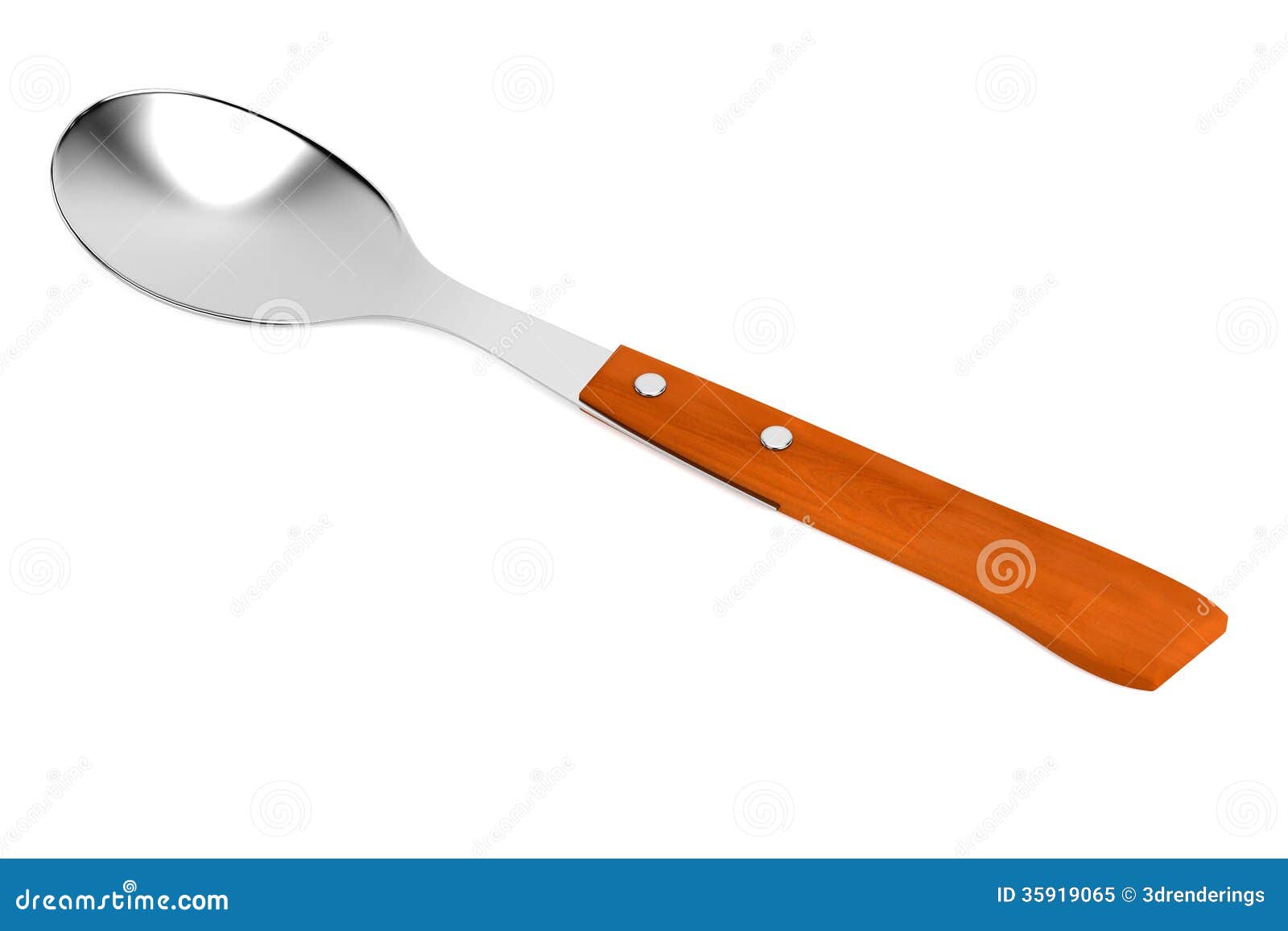 Render of spoon stock illustration. Illustration of model - 35919065