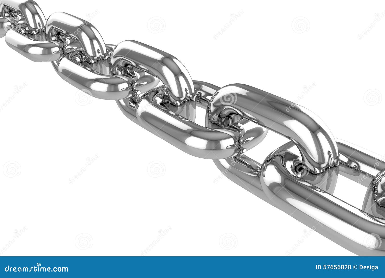 Render Stainless Steel Chain Stock Illustration - Illustration of ...