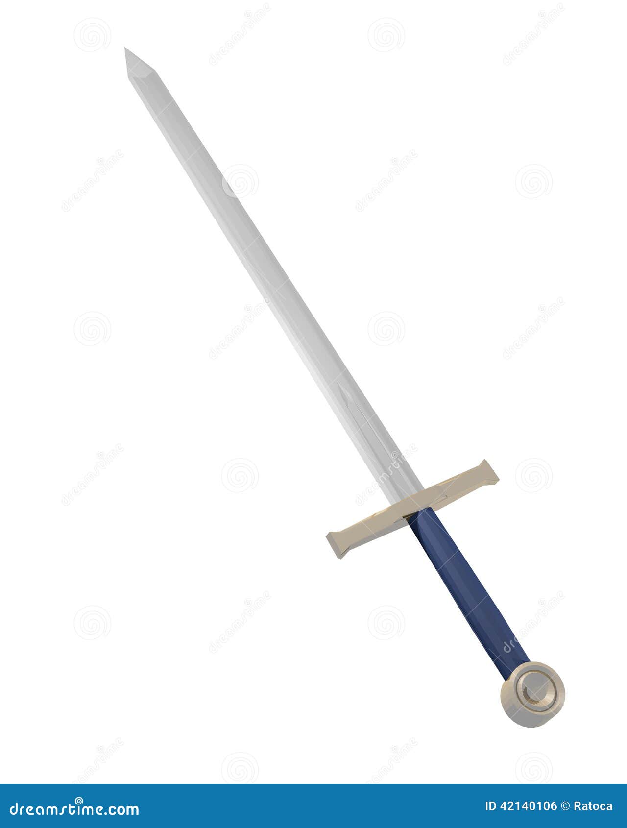 Render sword stock illustration. Illustration of symbol - 42140106