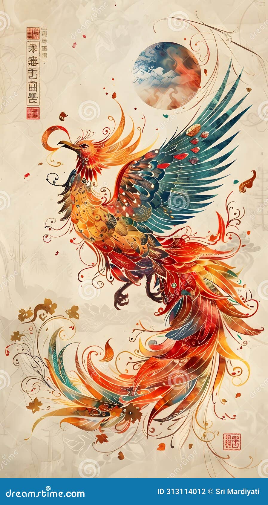 Render Transcendent Light Phoenix Background, the Phoenix Wallpapers ...