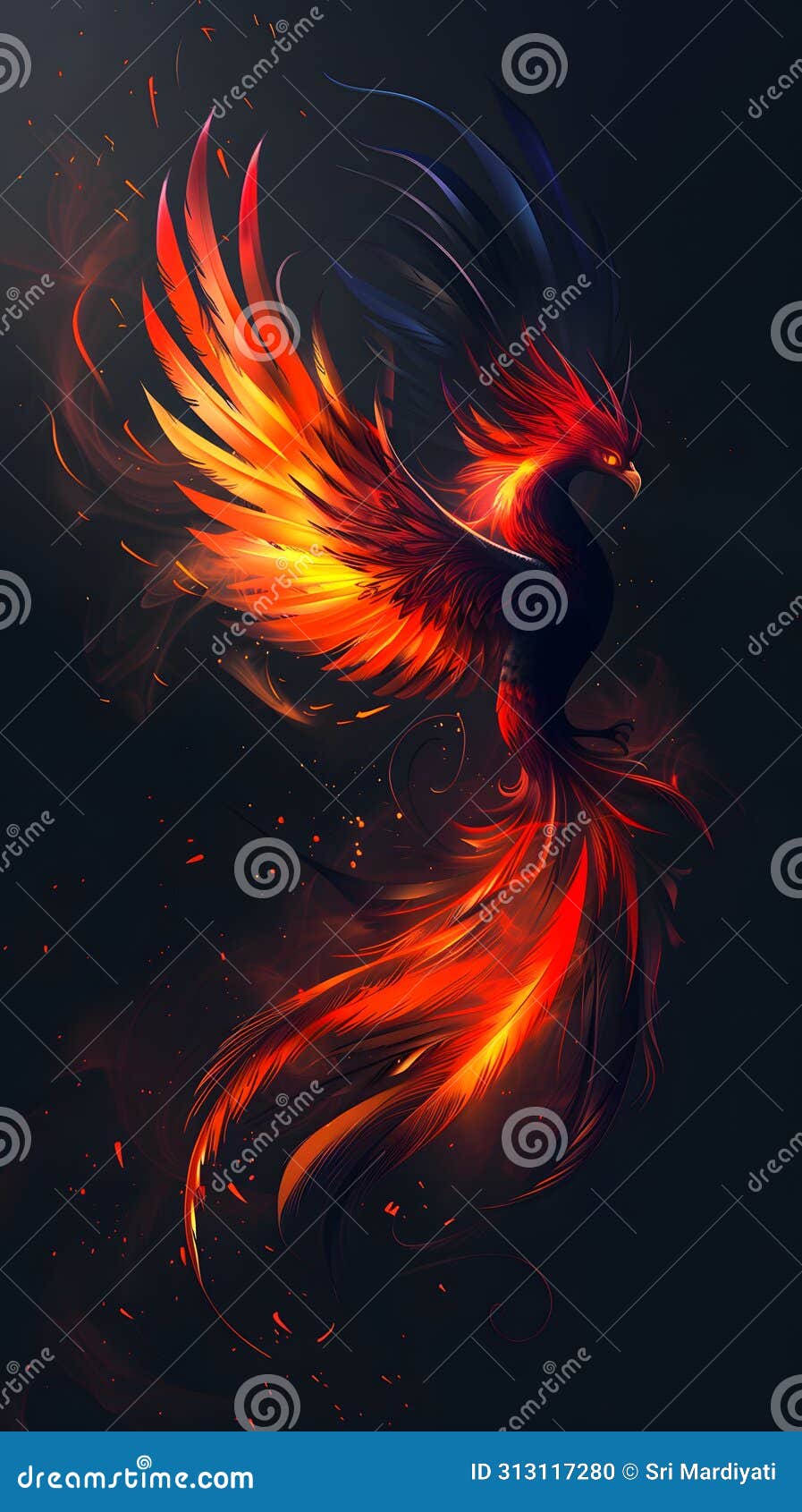 Render Transcendent Light Phoenix Background, the Phoenix Wallpapers ...