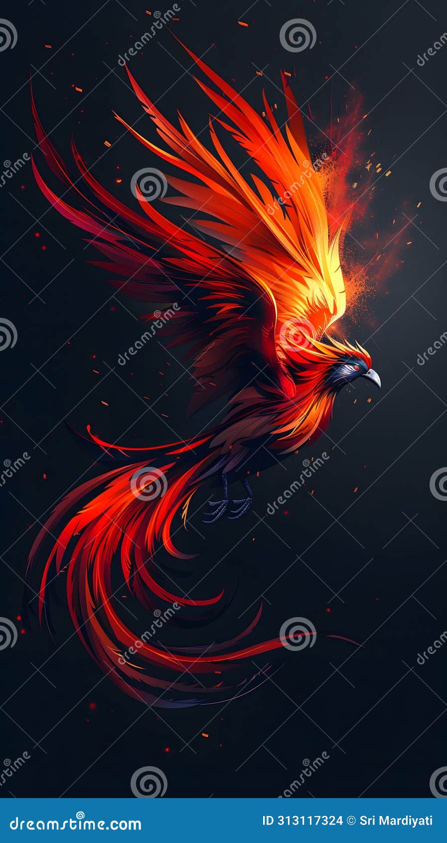Render Transcendent Light Phoenix Background, the Phoenix Wallpapers ...