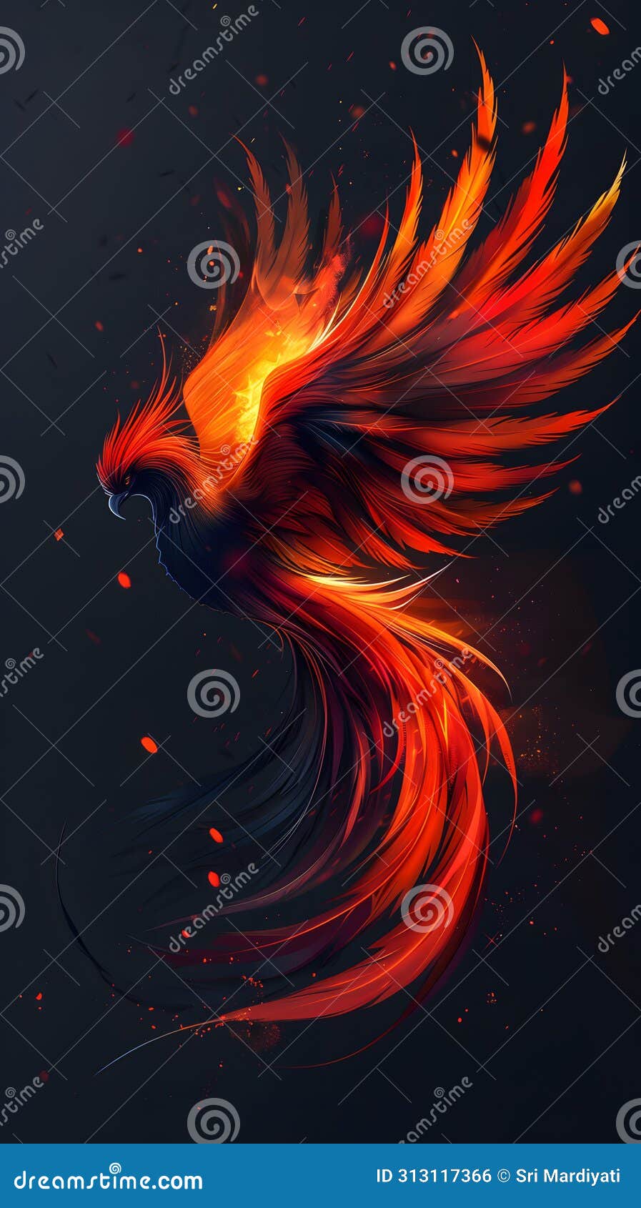 Render Transcendent Light Phoenix Background, the Phoenix Wallpapers ...