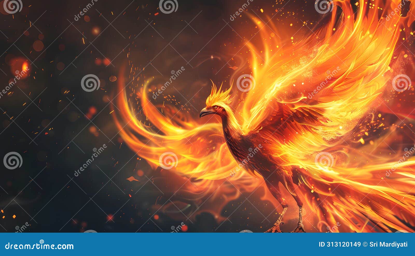 Render Transcendent Light Phoenix Background, the Phoenix Wallpapers ...